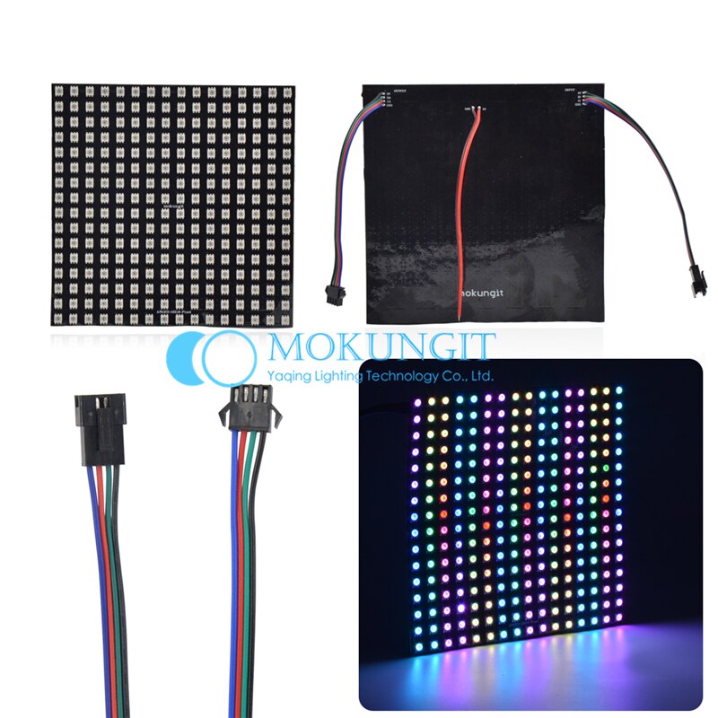 Flexible SK9822 Panel 8x32 16x16 5050 RGB SMD Full... – Grandado