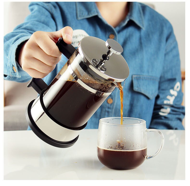 French Press Pot Coffee Pot Hand-pushed Filter Pre... – Grandado