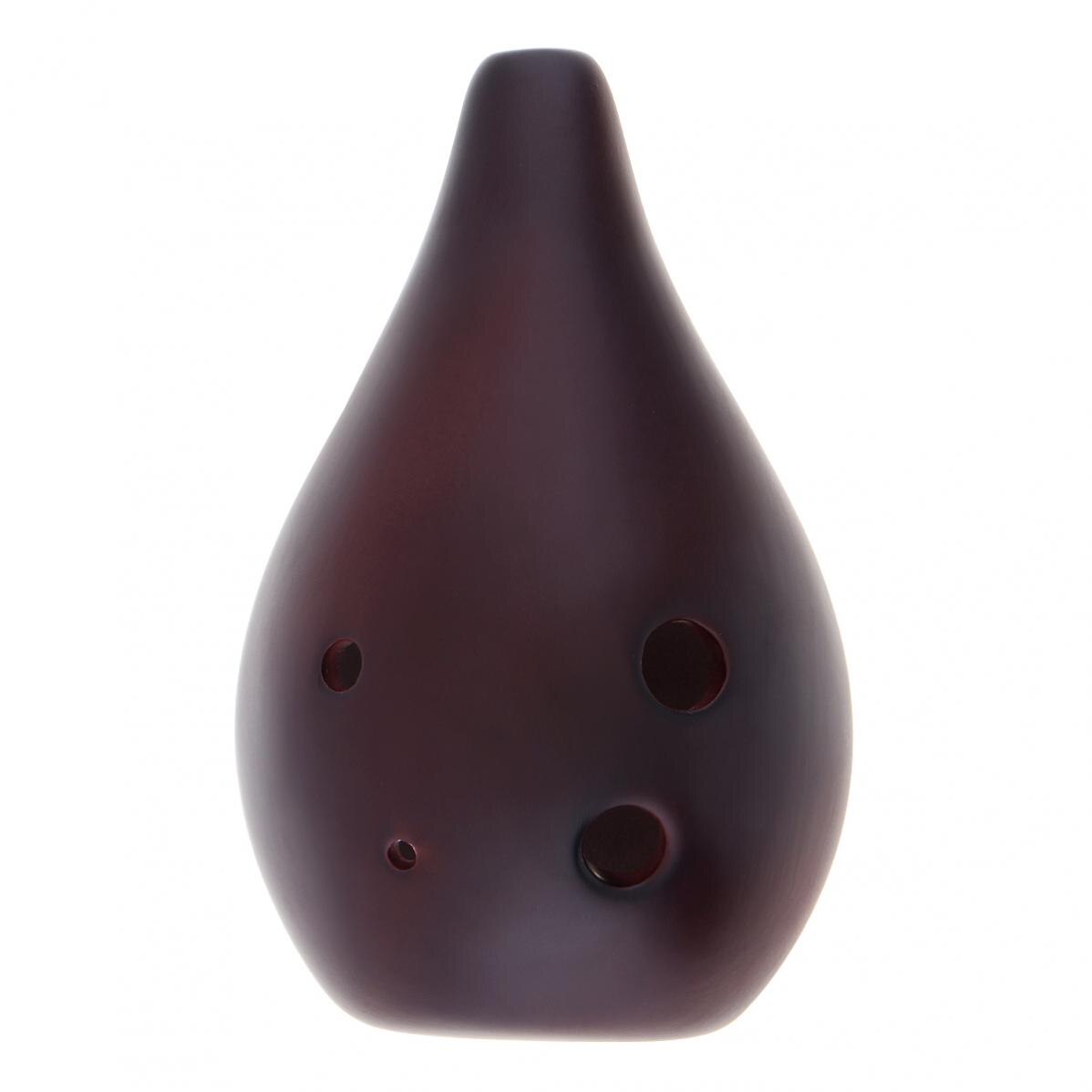 Alto Tone F 6 Holes Ocarina Ceramic Black Pottery ... – Grandado