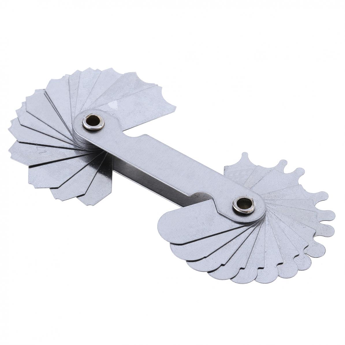 32pcs/set R1-6.5A7C10 Stainless Steel Radius Gauge... – Vicedeal