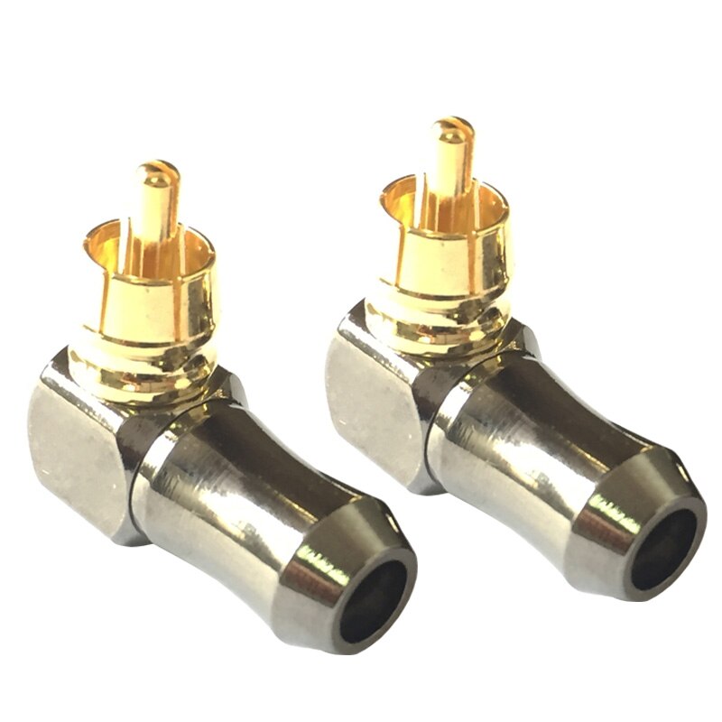 10pcs/lot RCA Male Plug Gold Plated Straight / Rig... – Grandado