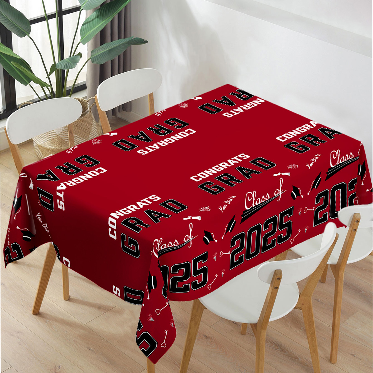 Graduation Party Decorations Congrats Grad Tablecl... – Grandado