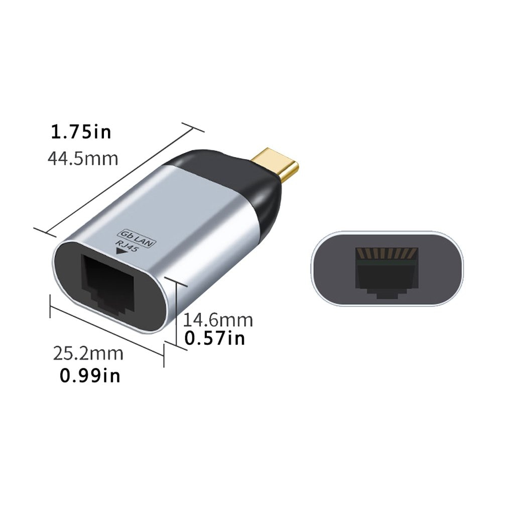 USB C to Ethernet Adapter Cable Creation Aluminum ... – Grandado