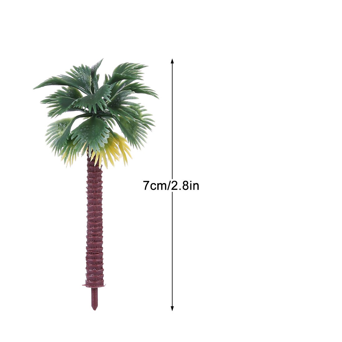 10 Pcs 7cm/9cm/12cm/15cm Plastic Coconut Palm Tree... – Vicedeal