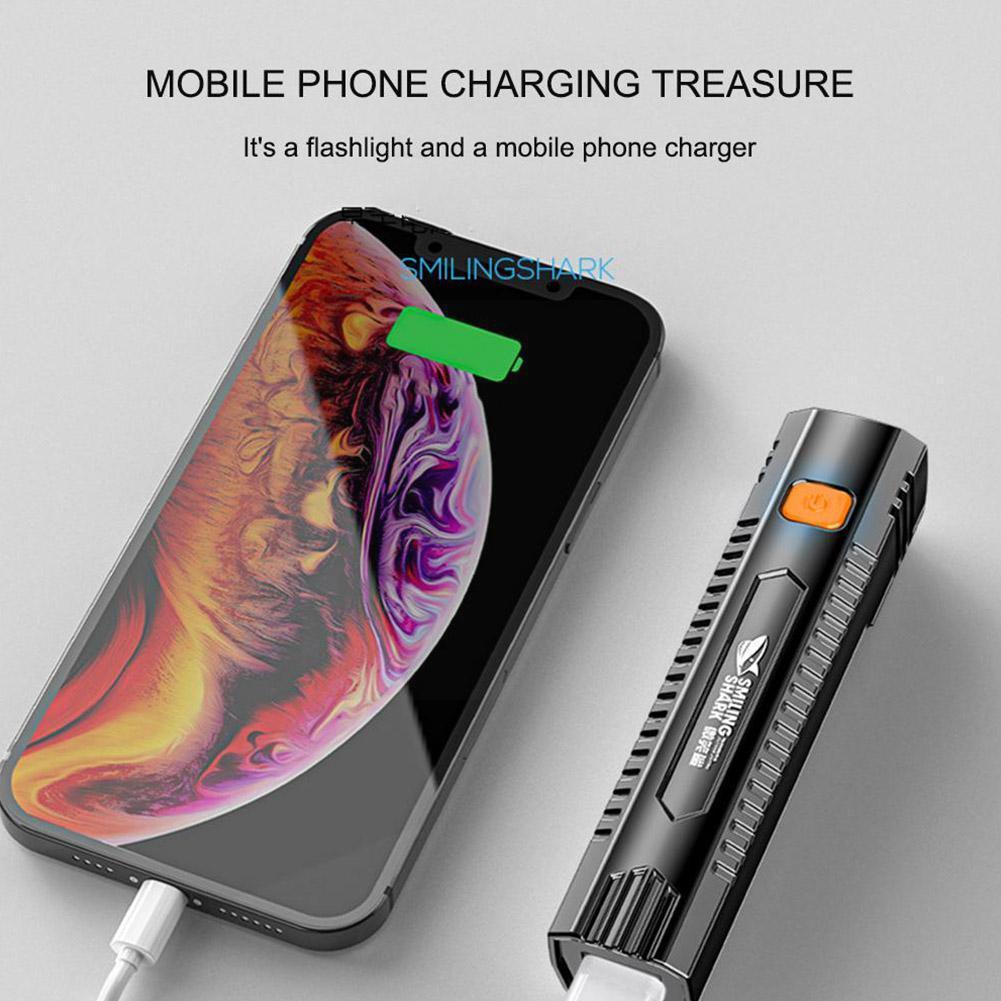Portable Flashlight Usb Rechargeable Led Flashligh... – Grandado