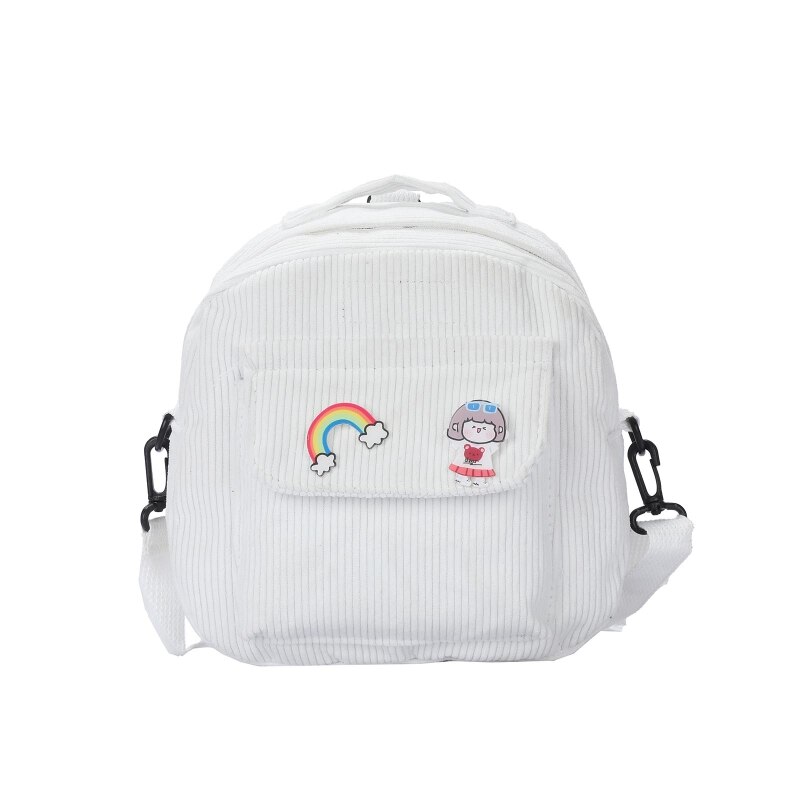 Women Mini Corduroy Crossbody Backpack 2022 Preppy... – Grandado
