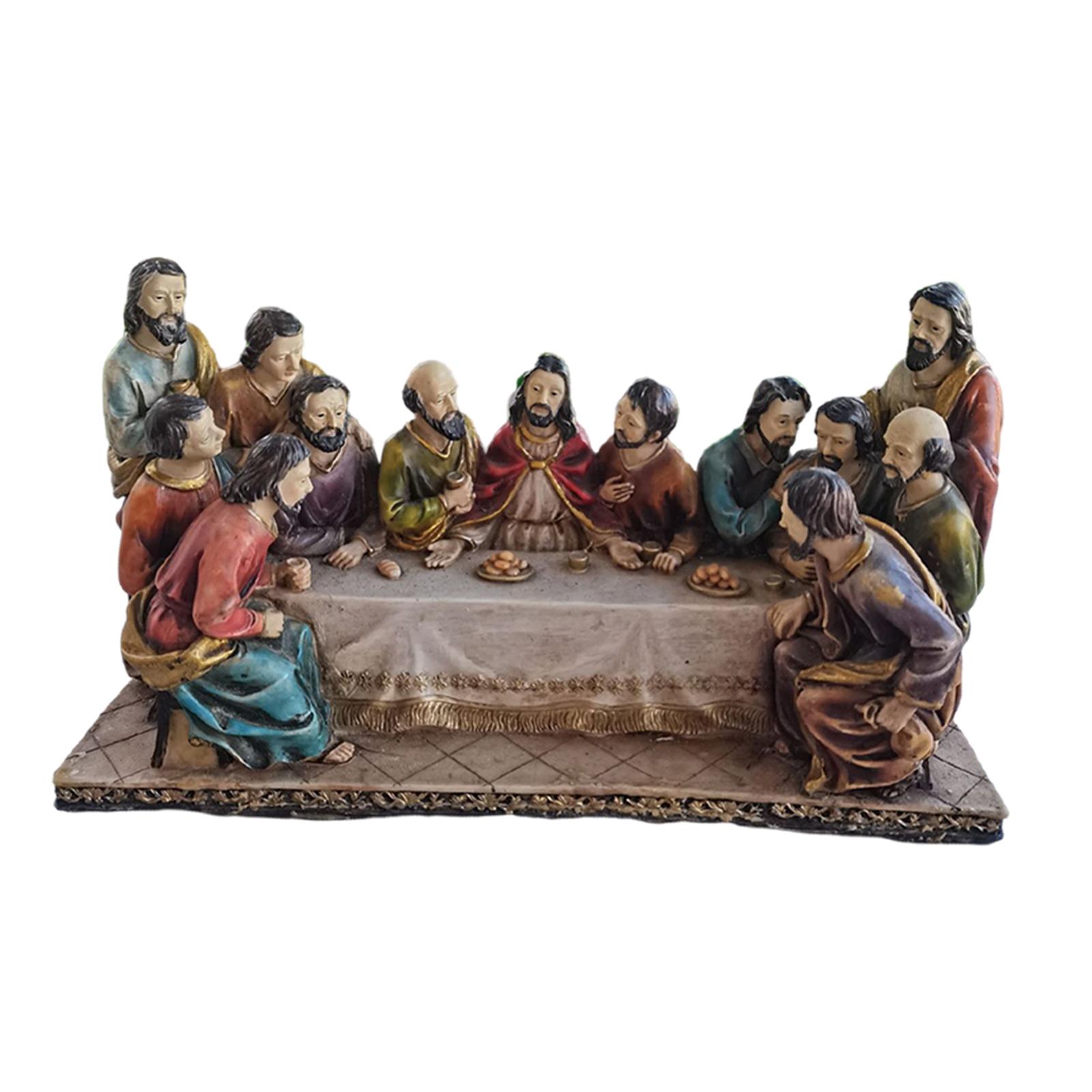 Resin The Last Supper Decorative Statue The Last S... – Grandado