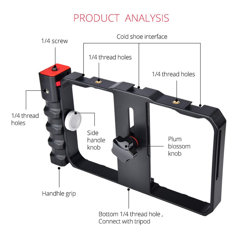 Video Camera Cage Stabilizer Film Making Rig For C... – Vicedeal