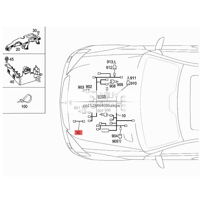 Biloliesensor w172 slk 200 slc 180 w204 mer ced e... – Vicedeal