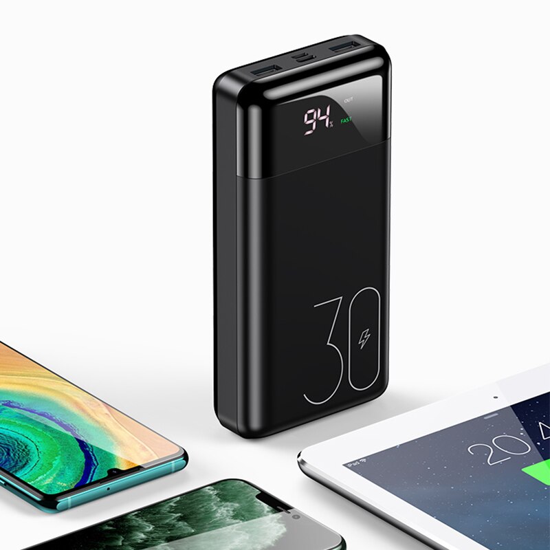 USAMS Power Bank 30000mAh Quick Charge 3.0 QC Powe... – Grandado