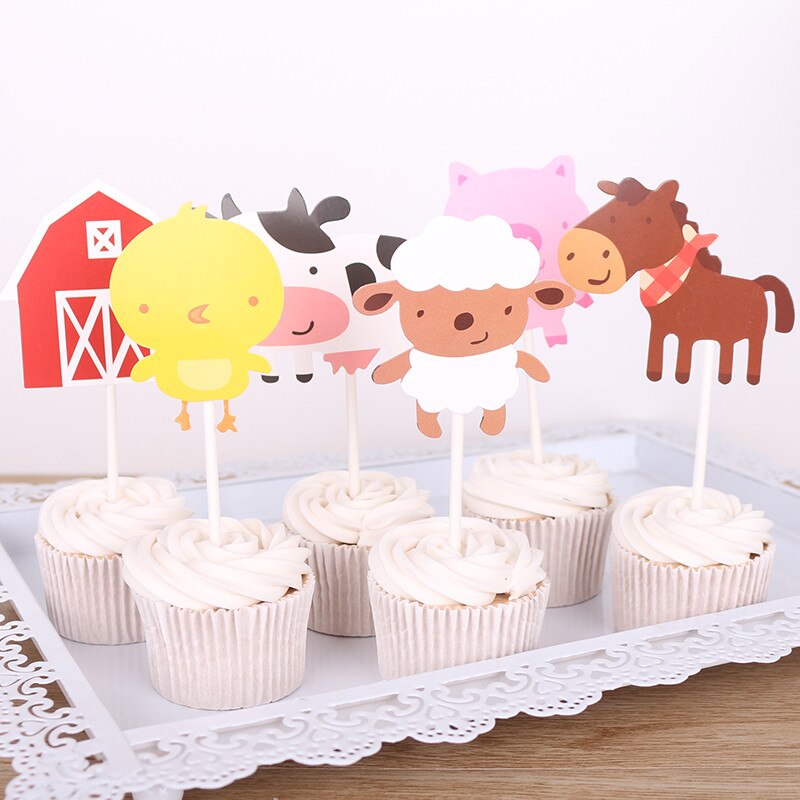 Cakelove 1Set Cake Topper Cake Inserts Card Cute F... – Grandado