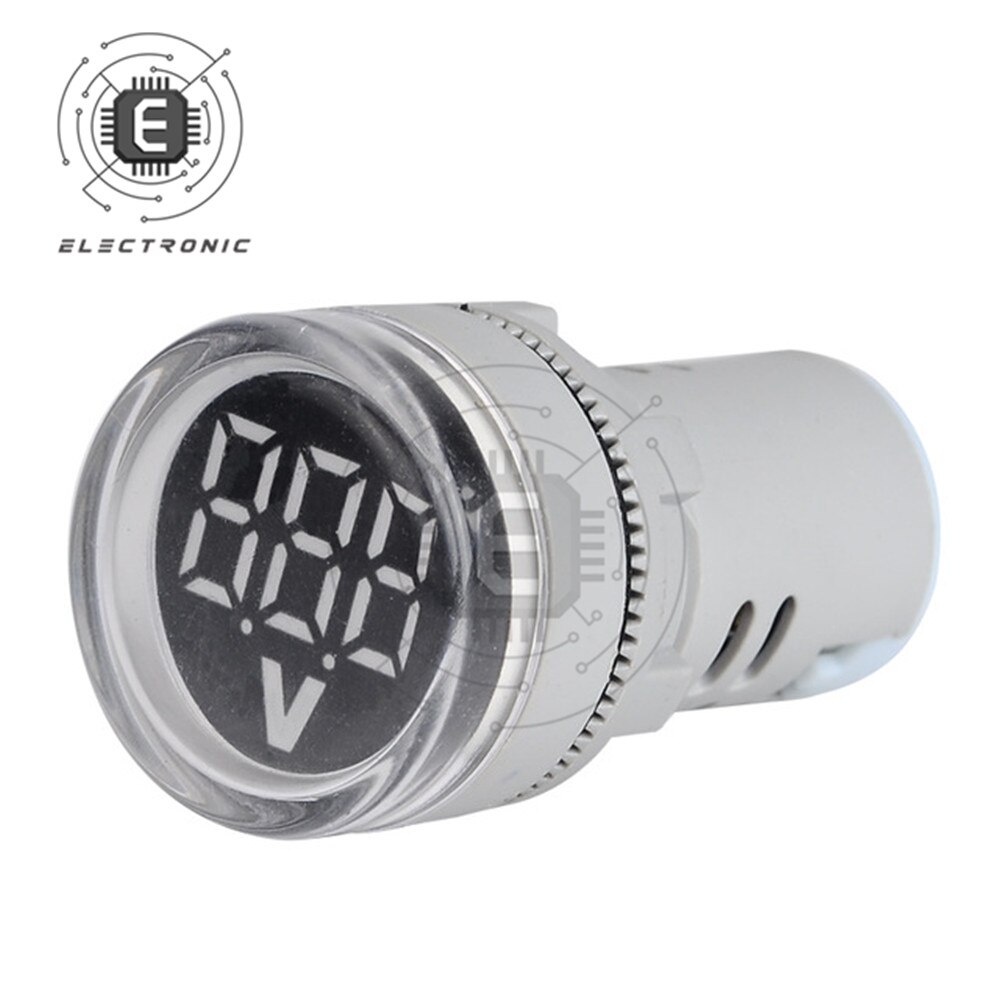 22Mm Dc 6V-100V Digitale Voltmeter Ronde Volt Volt... – Vicedeal