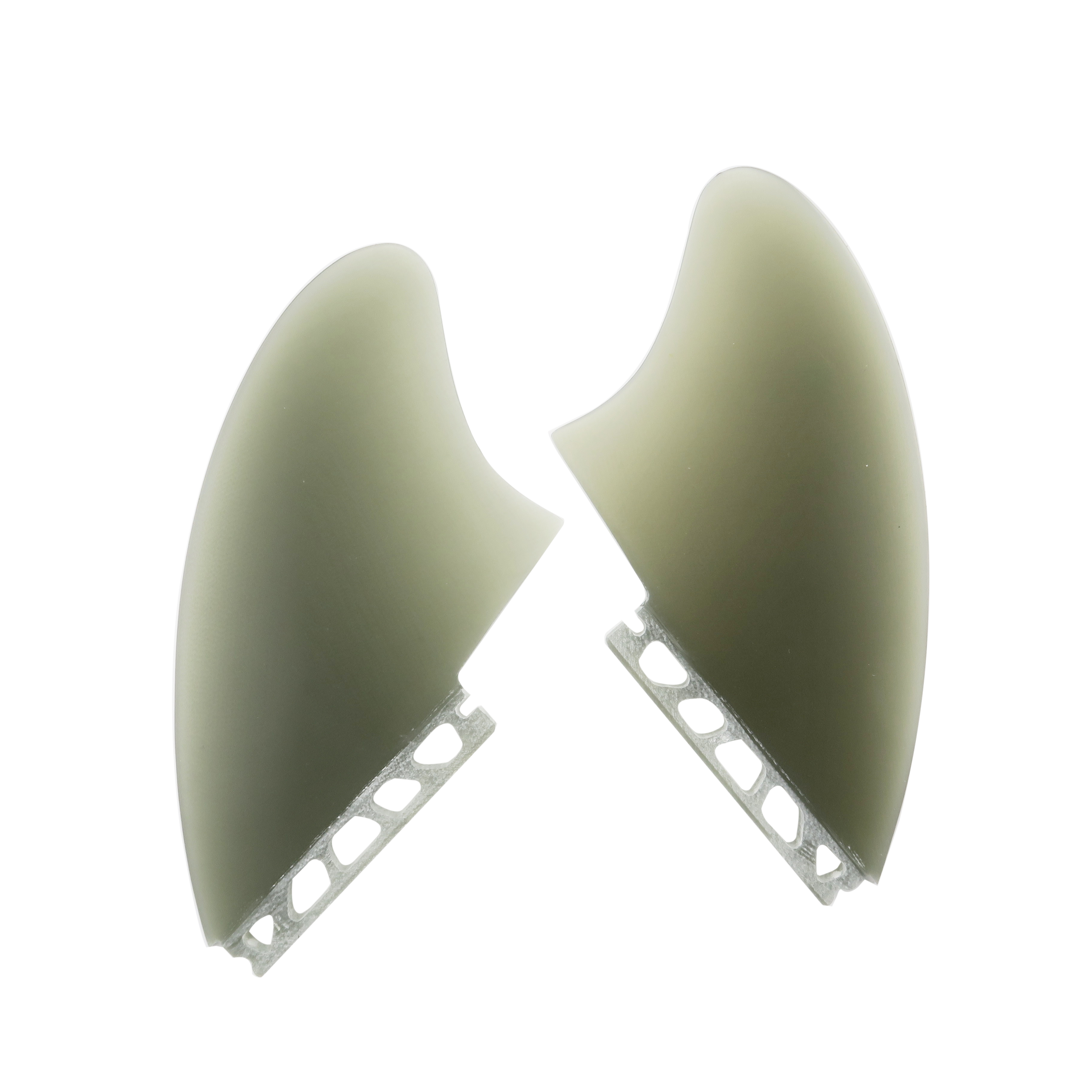 Surfboard Handmade Fiberglass Twin Keel Fins Short... – Vicedeal