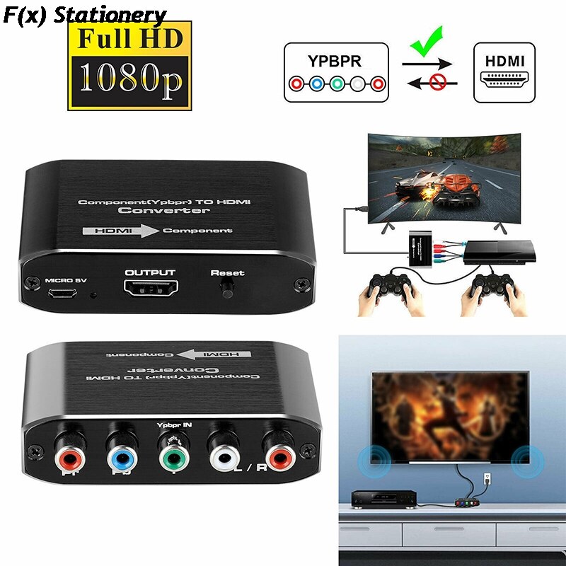 YPbPr RGB To HDMI-compatible Converter 4K 60Hz Vid... – Grandado