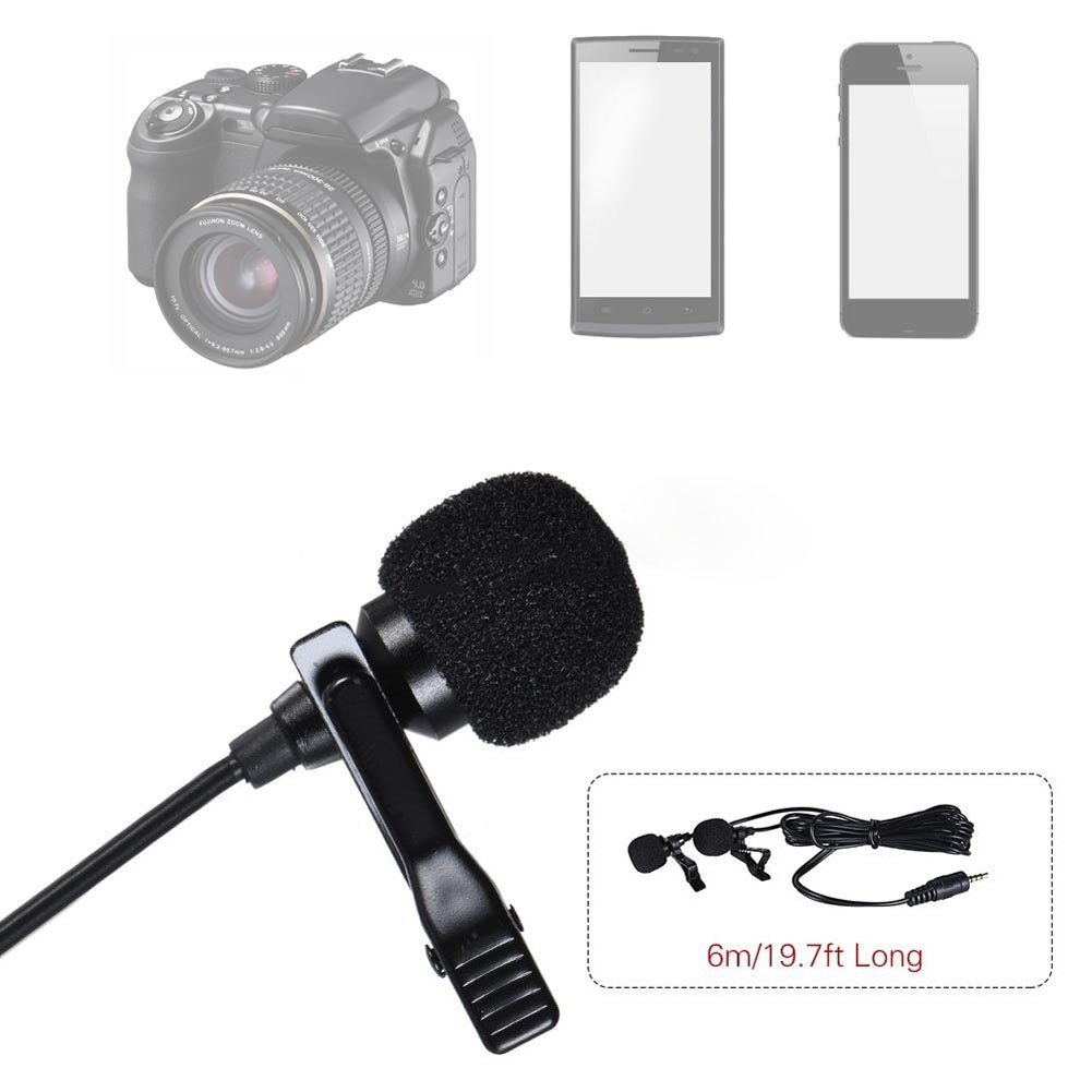 Mini Lavalier Lapel Microphone Dual Headed Recordi... – Grandado