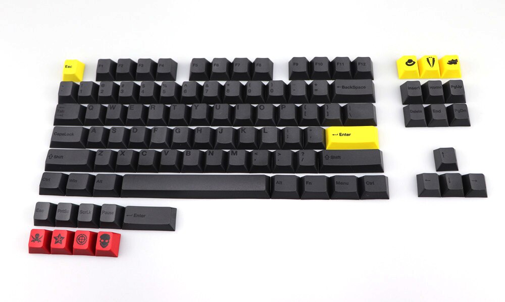 PBT Dye-subbed keycap 96 keys cherry profile for M... – Grandado