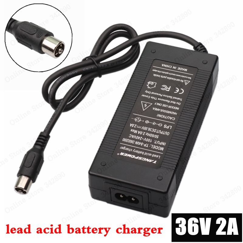 36V 2A lead acid battery charger for electric scoo... – Vicedeal