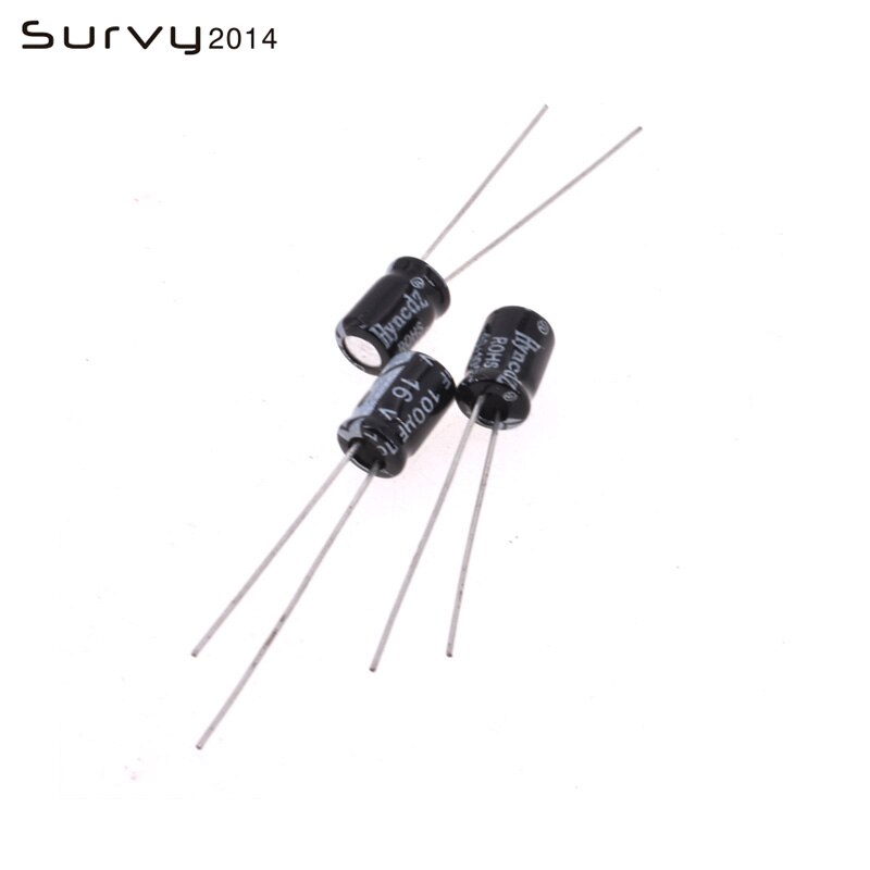 50pcs Radial Electrolytic Capacitor 5x7mm100uF 16V... – Grandado