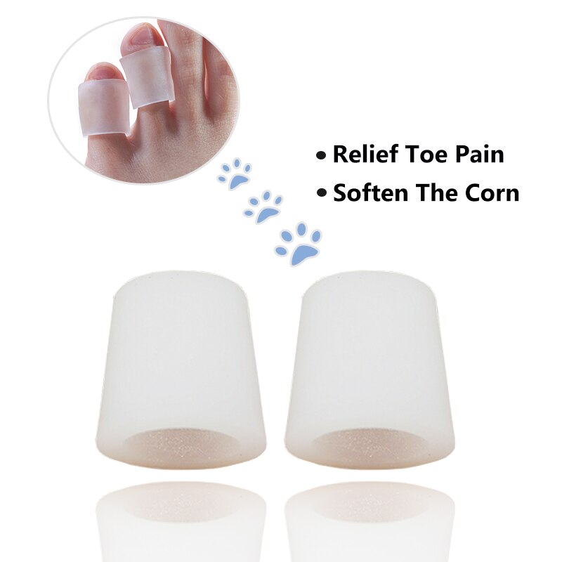 2Pieces Transparent Silicone Gel Fingers Protector... – Vicedeal