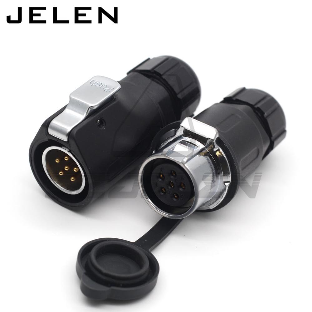 XHE20, IP67 2/3/4/5/6/7/8/9/10/12pin waterdichte c... – Vicedeal