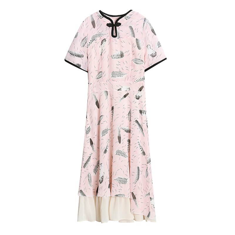 Plus Size M-4XL Chiffon Slim Modern Cheongsam Dres... – Grandado