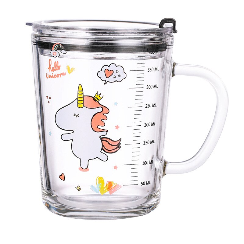 Transparent Calibration Cup with Lid Drinking Set ... – Vicedeal