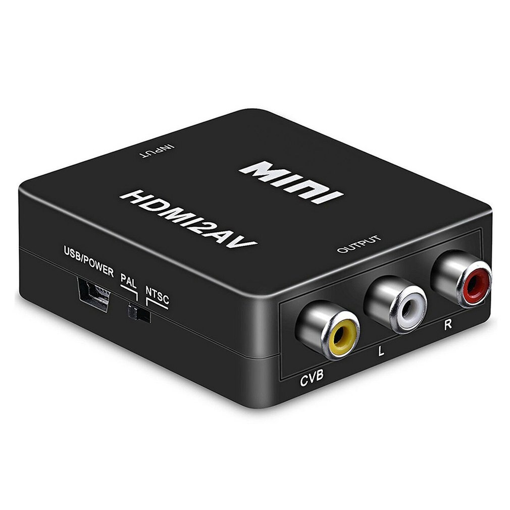 Mini HDMI to Composite CVBS RCA AV Video Converter... – Grandado