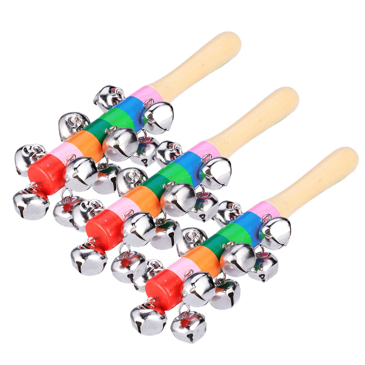 3pcs Baby Toy Handbell Jingle Bell Christmas Hand ... – Grandado