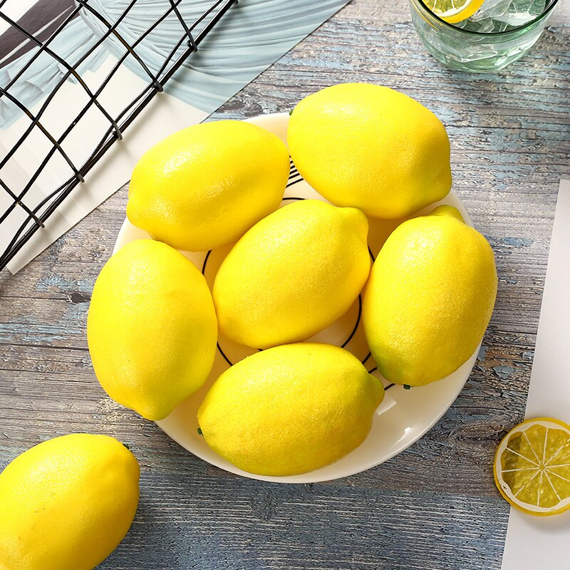 6 PCS Simulation lemon photography background shoo... – Grandado