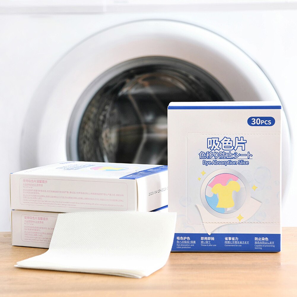 30pcs/box Dyeing Clothing Laundry Sheet Anti Stain... – Grandado
