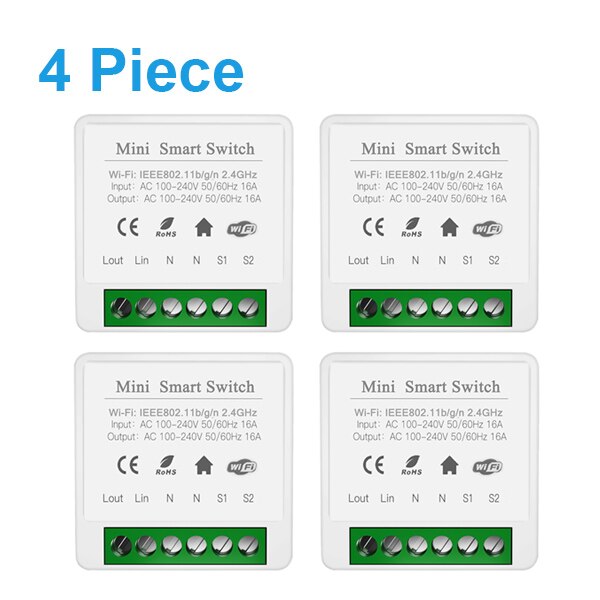 Tuya 16a mini wifi switch diy 2- way control timer... – Grandado