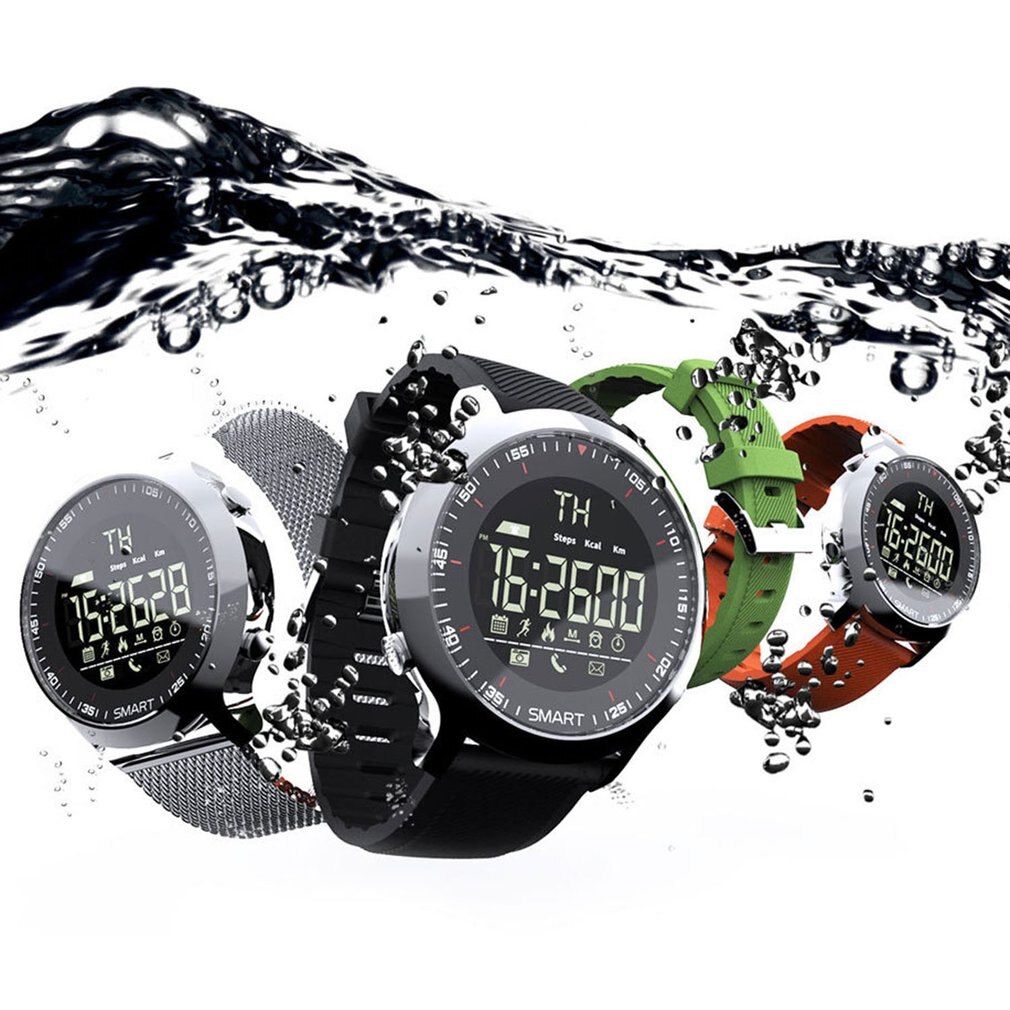 EX18 Smart Watch Waterproof Luminous Pedometer Pho... – Vicedeal