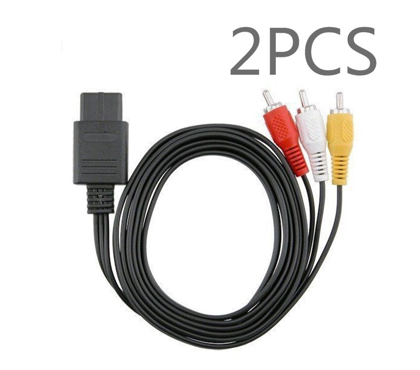 1.8m 6FT AV TV RCA Video Cord Cable For Game cube ... – Grandado