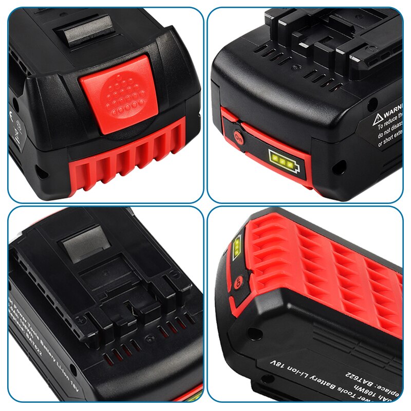 18V 6000mAh Replacement BAT609 Battery for Bosch C... – Grandado