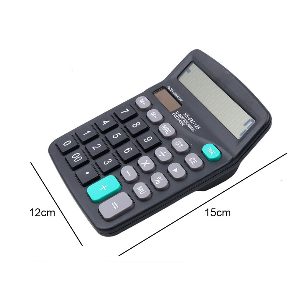 Portable Electronic Calculator 12 Digit Large Scre... – Vicedeal