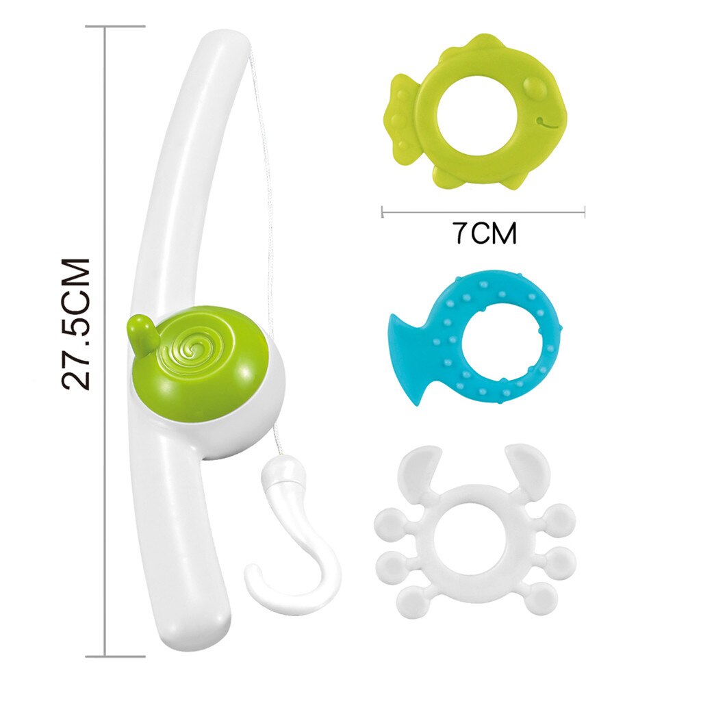 8pcs Baby Fishing Toy Bathing Floating Soft Rubber... – Vicedeal
