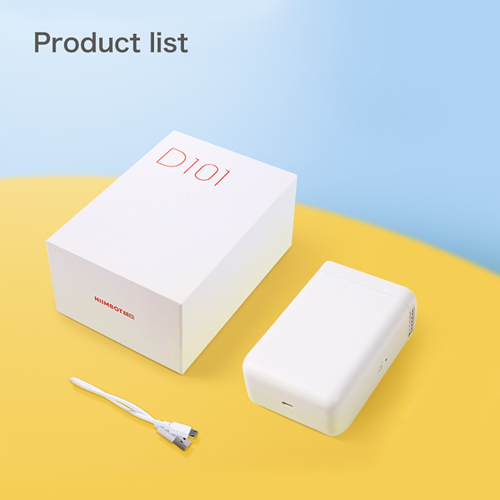 Niimbot D101 Draagbare Label Maker Draadloze Label... – Vicedeal