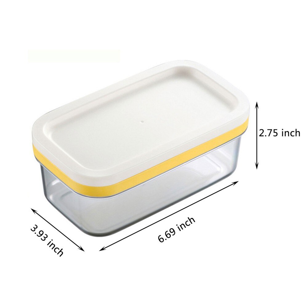 Plastic Butter Dish Butter Keeper Container With C... – Vicedeal