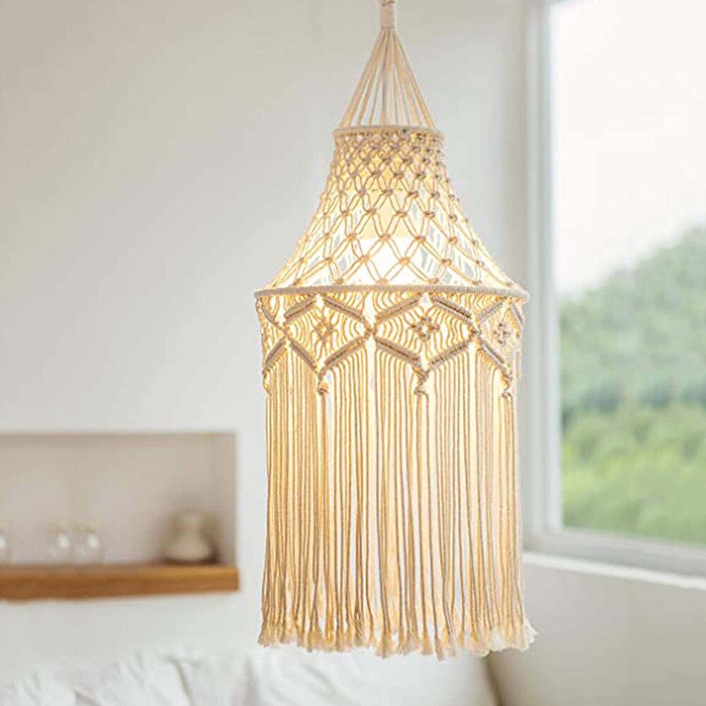 Boho Macrame Tapestry Lamp Shade Light Shade Bohem... – Grandado