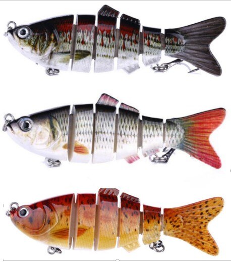 3 X Realscale Fishing Savage Swimbait Lures Pike P... – Grandado