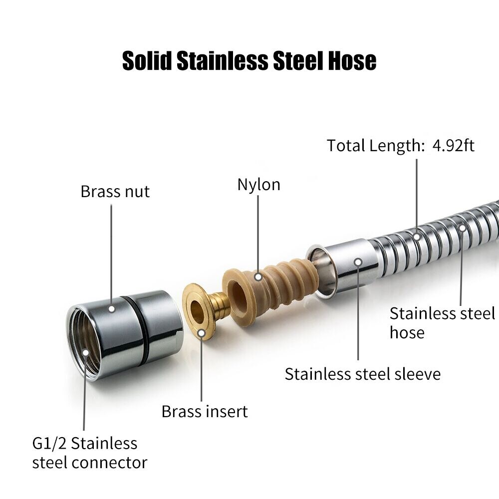 Water Saving Shower Head 3 Spray Settings With Sta... – Grandado