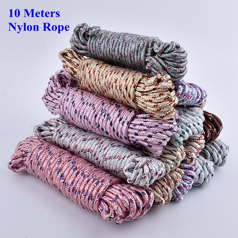 10m Nylon Rope Home Clothesline Rainproof cloth Ta... – Vicedeal