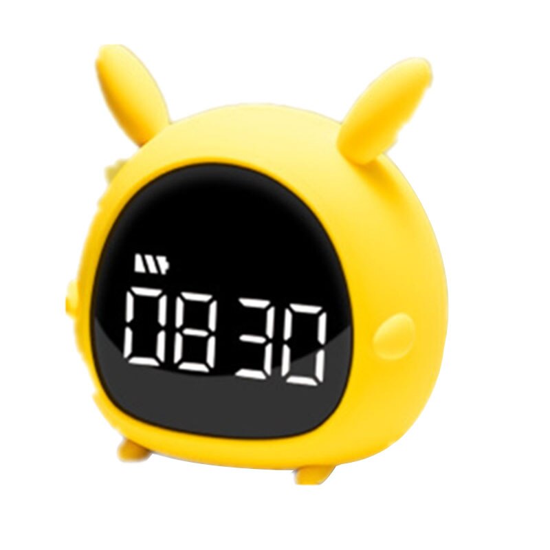 Cartoon Rabbit Music Alarm Clock Wake Up Light Min... – Vicedeal