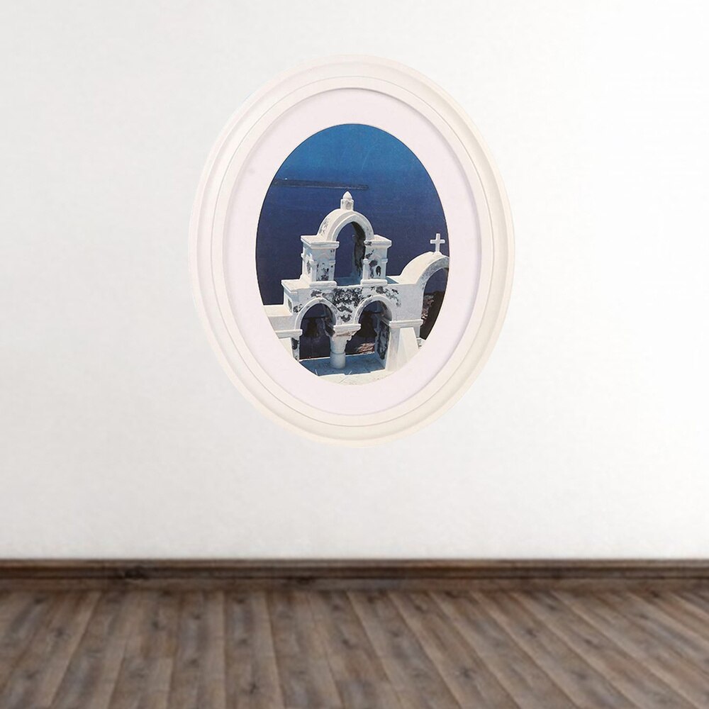 7 Inch Classic Oval Wood Picture Frame Wall Hangin... – Grandado