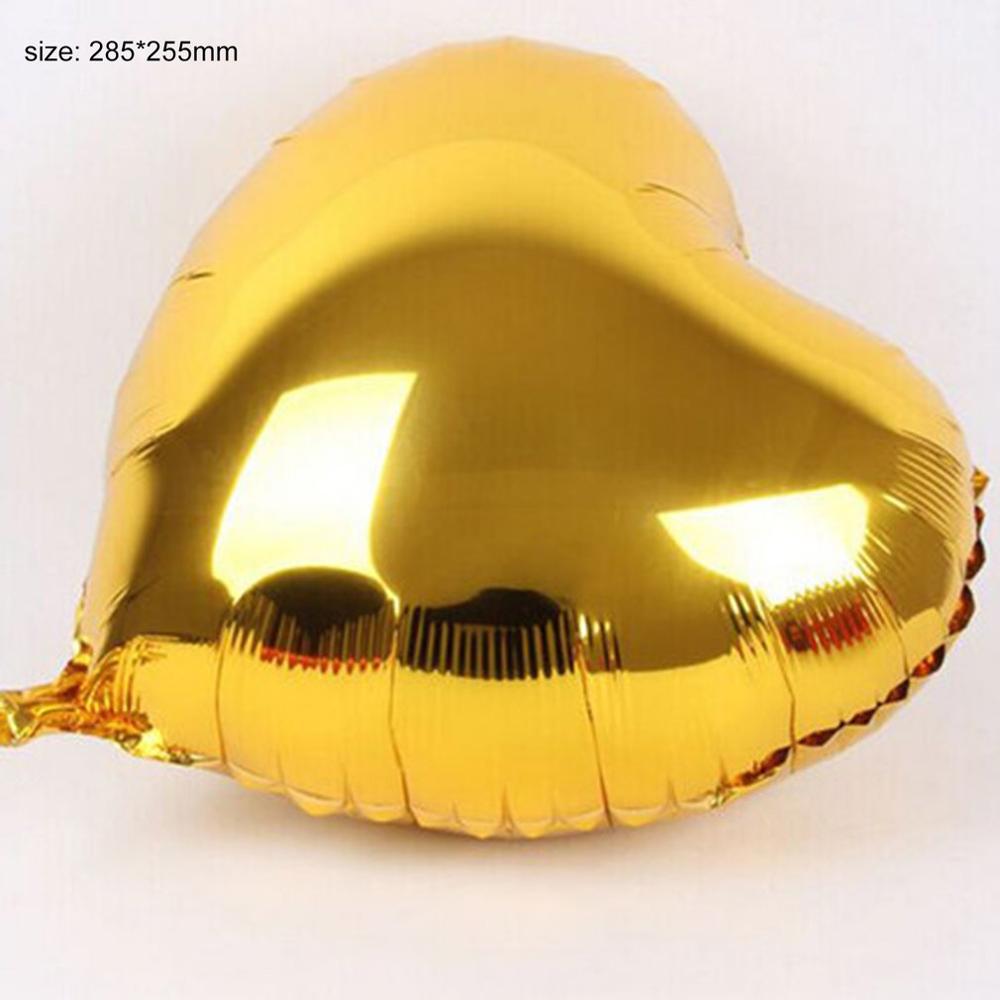 10 inch Heart Shape Foil Balloon Air Mylar Ballons... – Grandado