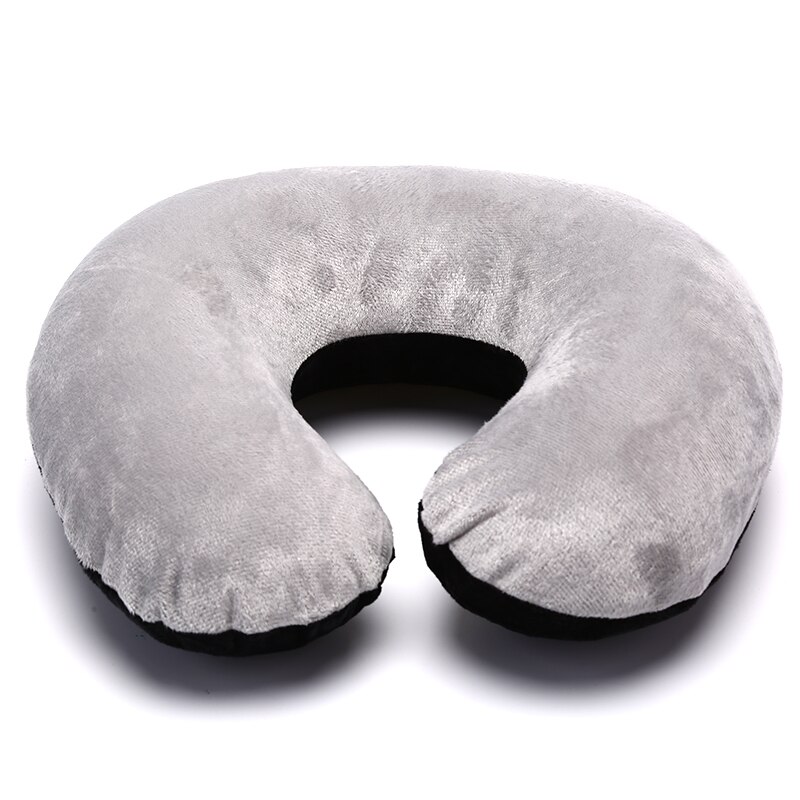 1pc PVC U-shaped soft inflatable neck pillow, car ... – Grandado