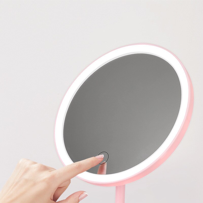 Makeup Mirror With Led Light Desktop Cosmetic Mirr... – Grandado