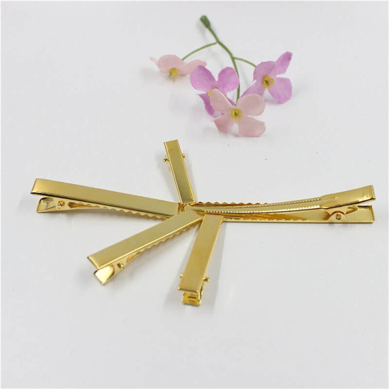 10pc/20pcs Gold Single Prong Metal Crocodile Clips... – Grandado