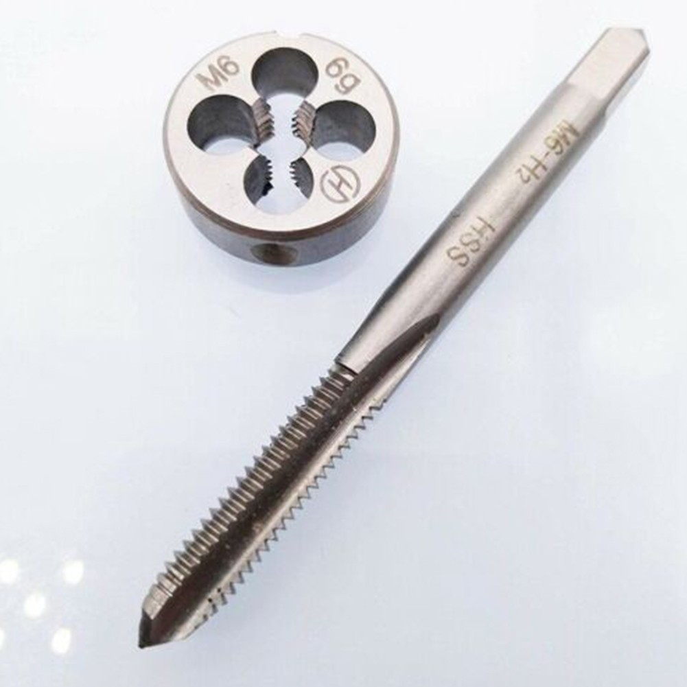 Jeu de tarauds et filières HSS M6, filetage à vis ... – Grandado
