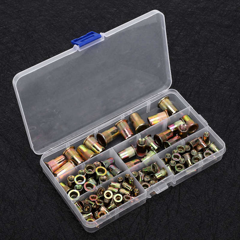 kit threaded inserts Rivet Nut Color‑Plated Zinc B... – Grandado